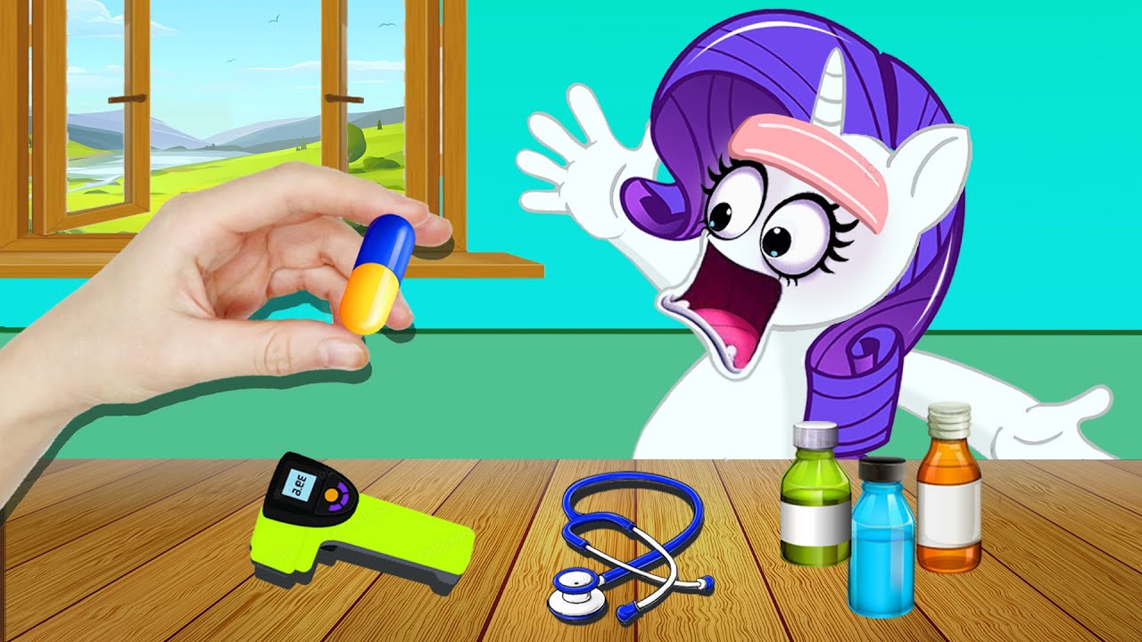 Rarity lied about being sick - MY LITTLE PONY | Stop Motion Paper - YouTube