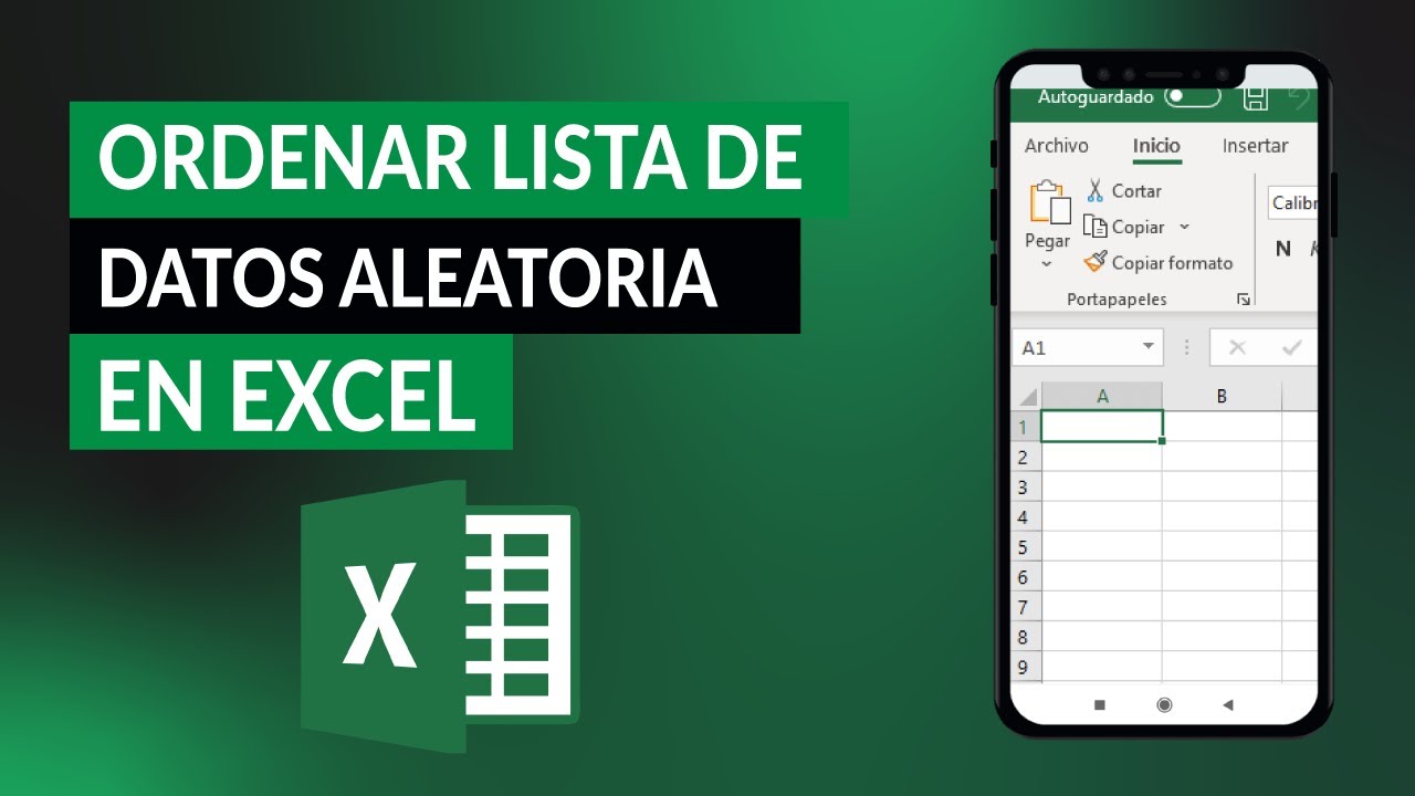 Cómo ordenar una lista de datos aleatoriamente en EXCEL fácilmente ...