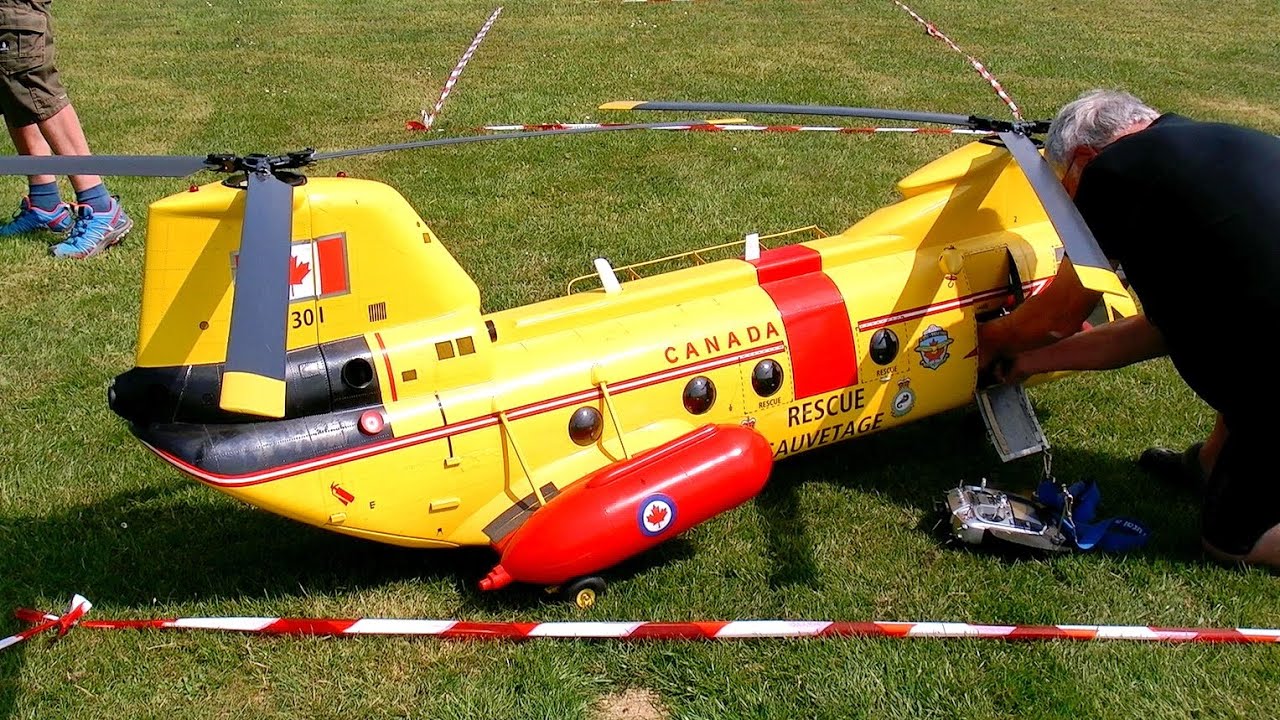 AMAZING HUGE RC CH-113 LABRADOR / SCALE MODEL ELECTRIC TANDEM ...