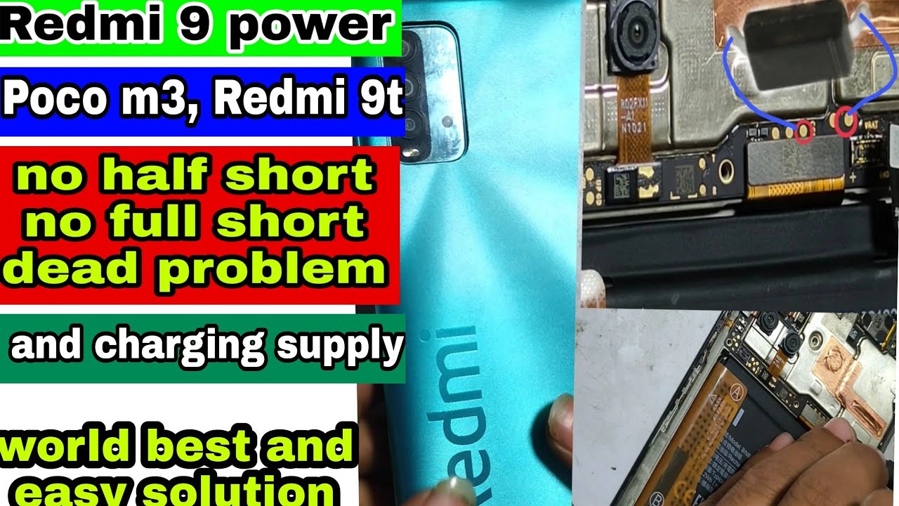 Redmi 9 power dead problem || Poco m3, 9t, dead and charging problem ...
