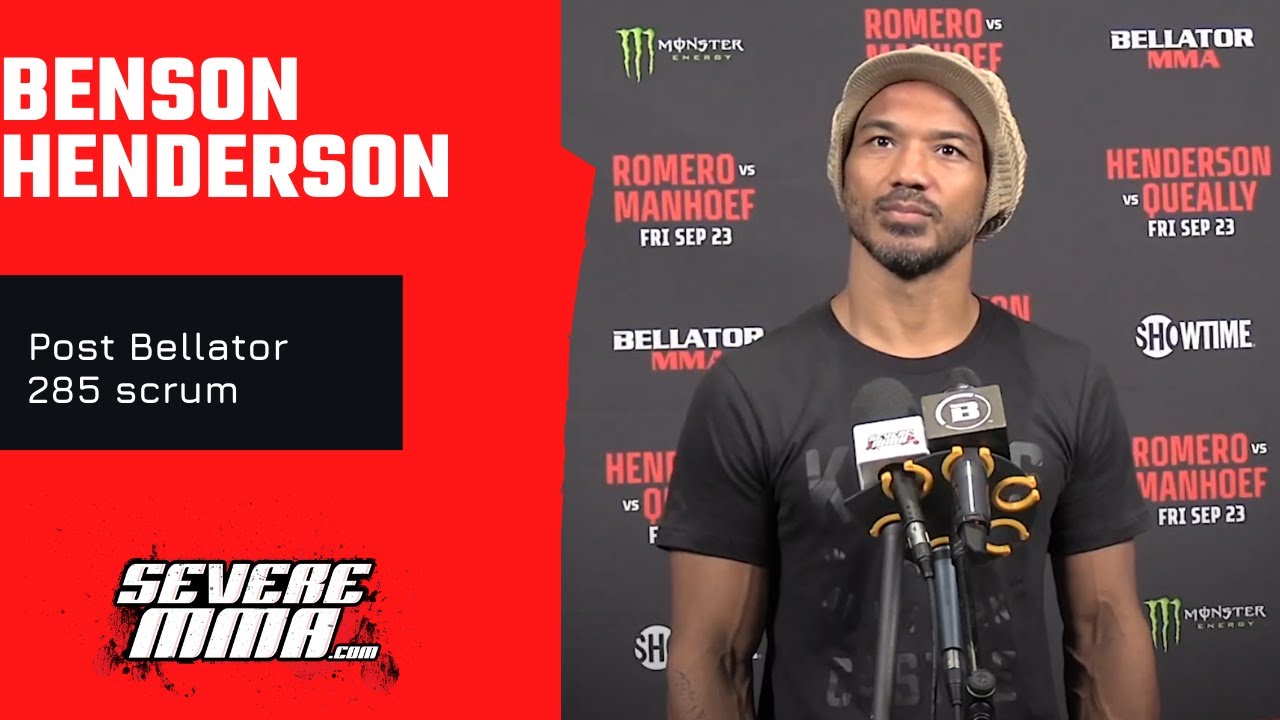 Benson Henderson Bellator 285 Post-Fight Scrum - YouTube