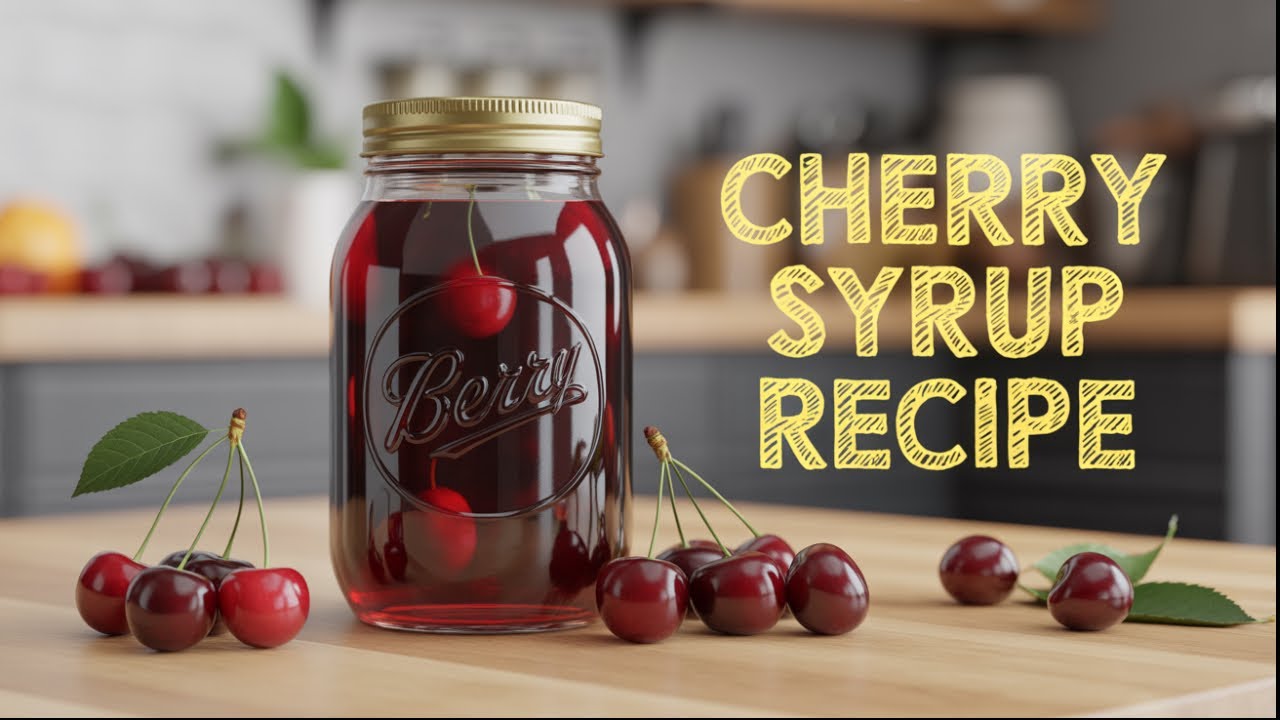 Make Your Own Cherry Syrup (Easy Recipe) - YouTube