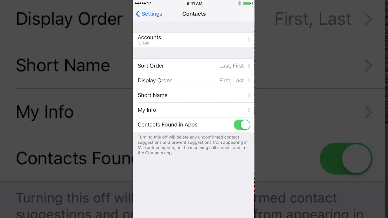 How to Add a Contacts Account with iOS 10 or later - YouTube