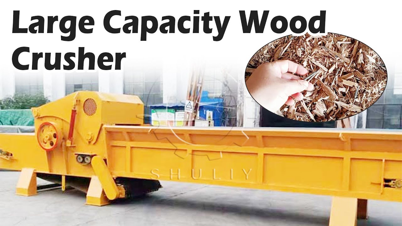 Large Scale Wood Crusher for Sawmills & Biomass Processing! # ...