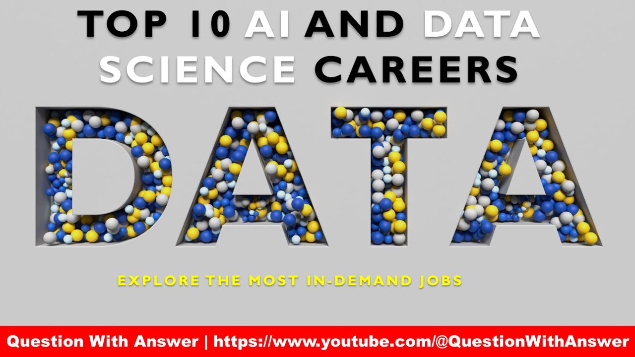 top 10 career choices in Artificial Intelligence and Data Science - YouTube