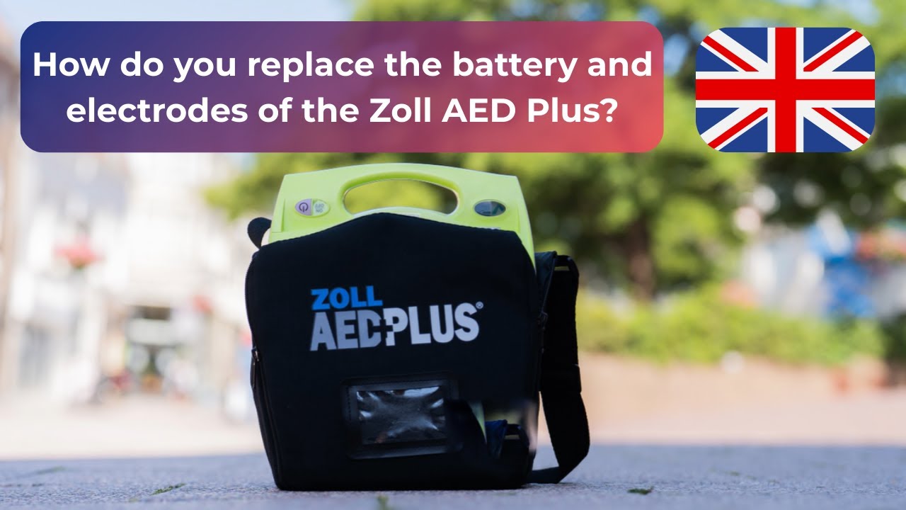 How do you replace the batteries and electrodes of the Zoll AED Plus ...