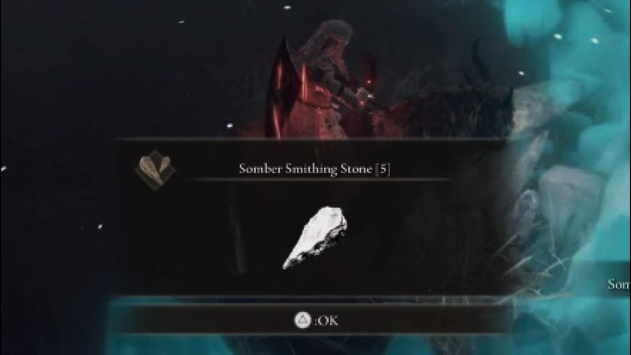 Elden Ring Somber Smithing Stone 5 Location Caelid Ravine - YouTube
