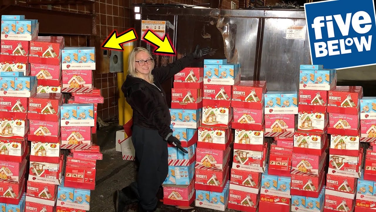 FIVE BELOW EMPLOYEE'S FILLED THEIR ENTIRE DUMPSTER! **OVER 1,000 ...
