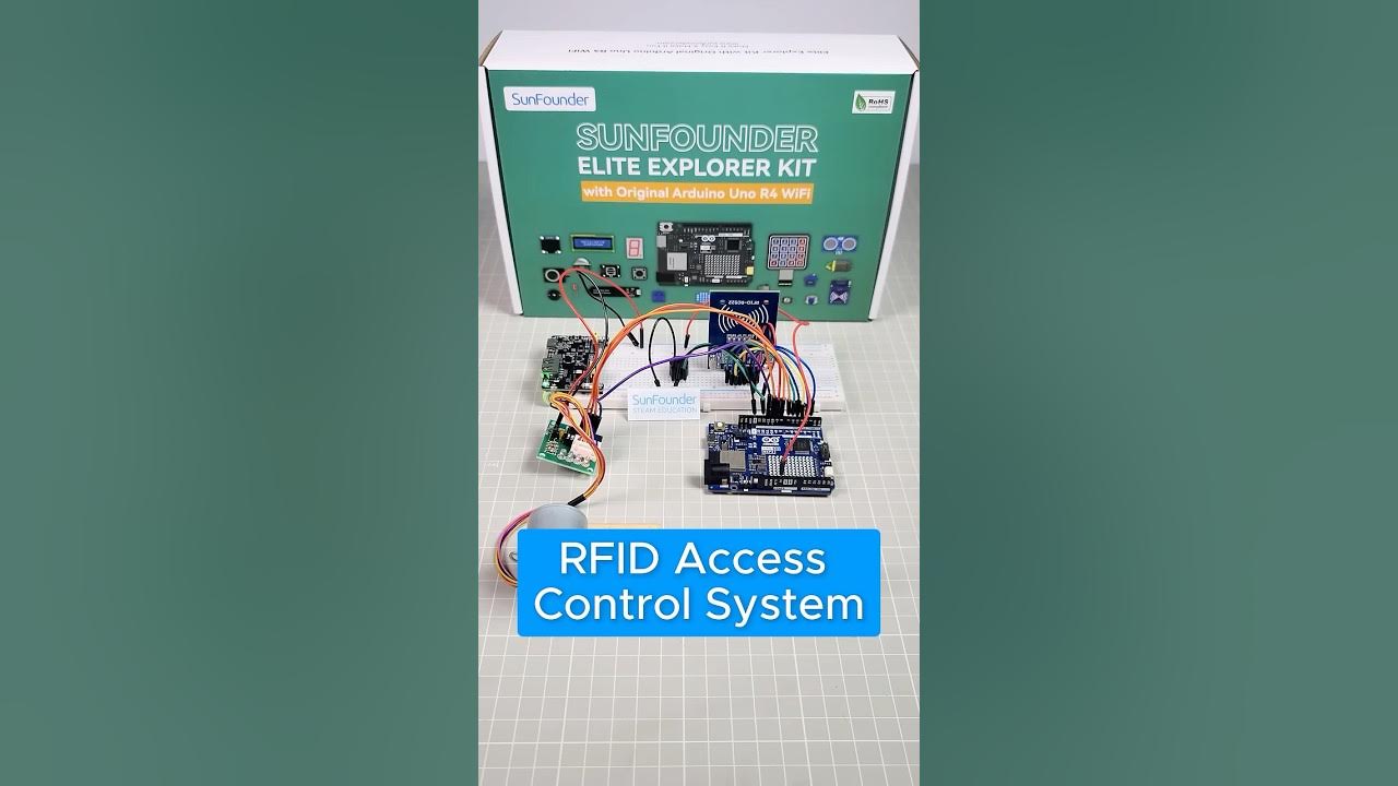 DIY RFID Door Access System with Arduino & Stepper Motor 🚪 - SunFounder Elite Explorer #arduino ...