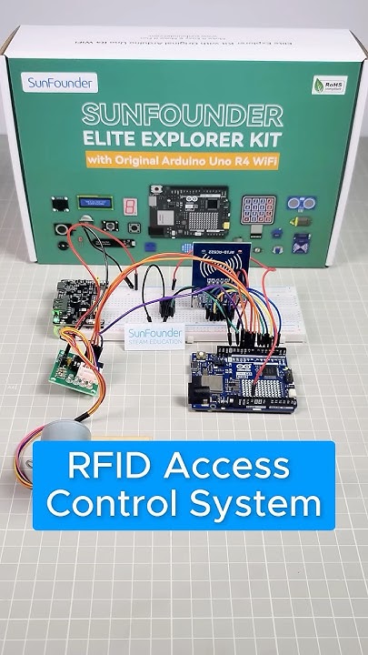DIY RFID Door Access System with Arduino & Stepper Motor 🚪 - SunFounder Elite Explorer #arduino ...