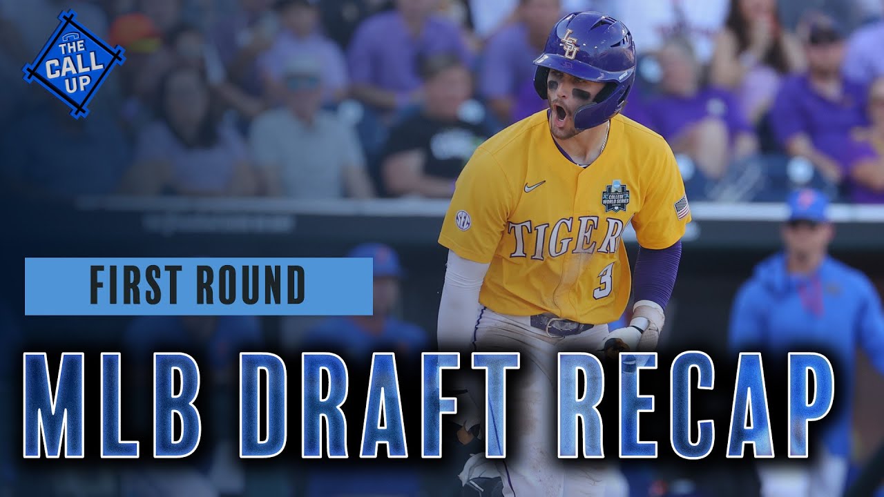 2023 MLB Draft Reaction and Recap (First Round) - YouTube