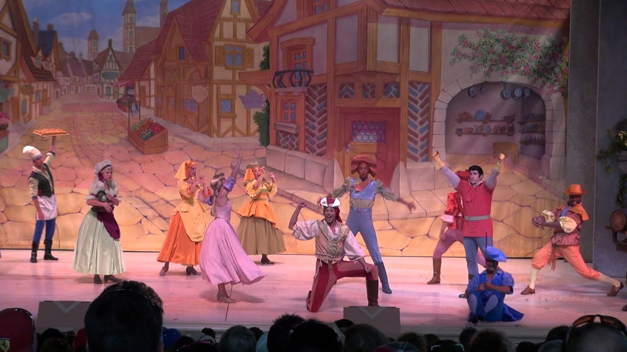 Beauty and The Beast Disney World Performance Part 1 - YouTube