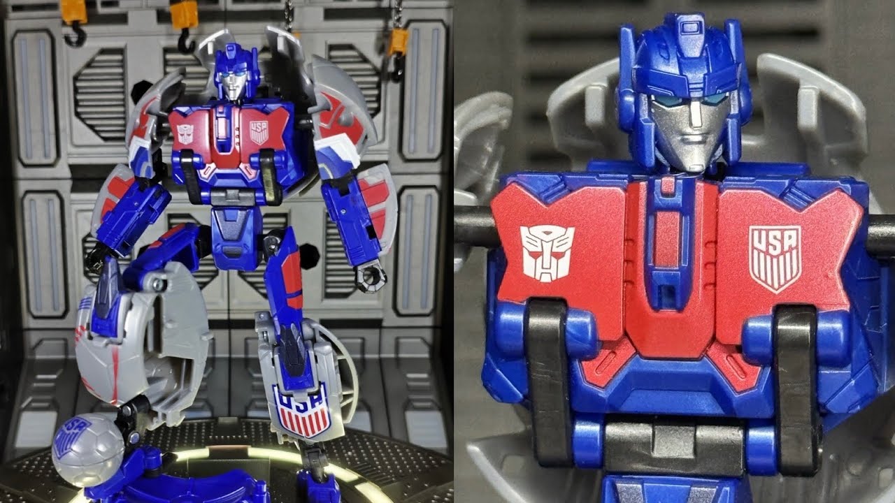 New Transformers Optimus Prime Kicks Off MLS Soccer x Transformers ...