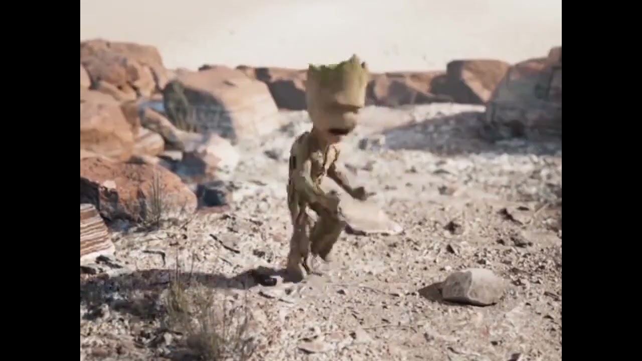 Groot Screaming Meme Video Download Meme Template - YouTube