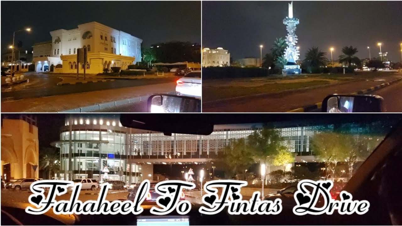 Travelling Fahaheel To Fintas Kuwait | Road Trip - YouTube