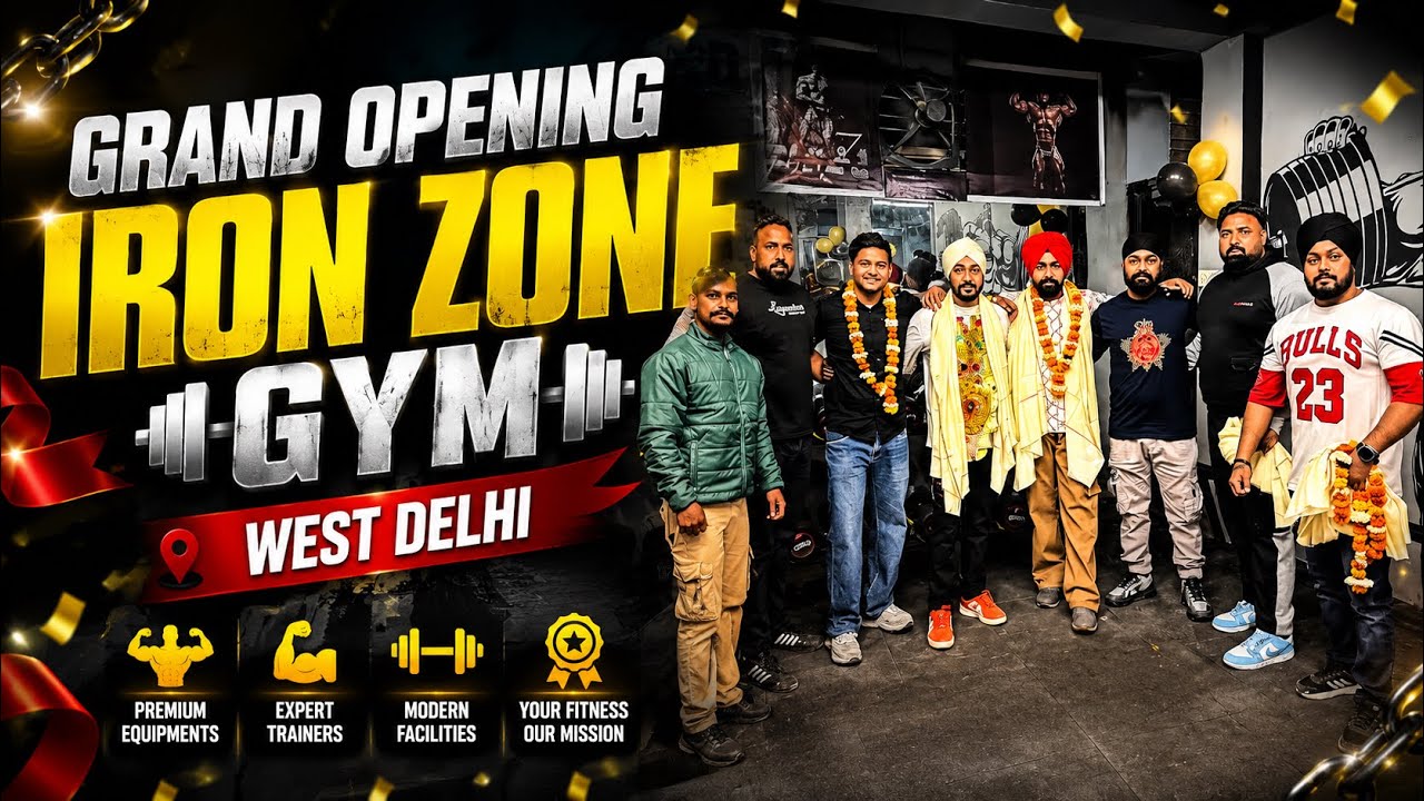 New gym Iron zone#gym #fitness #exercise #yoga #runningmotivation # ...