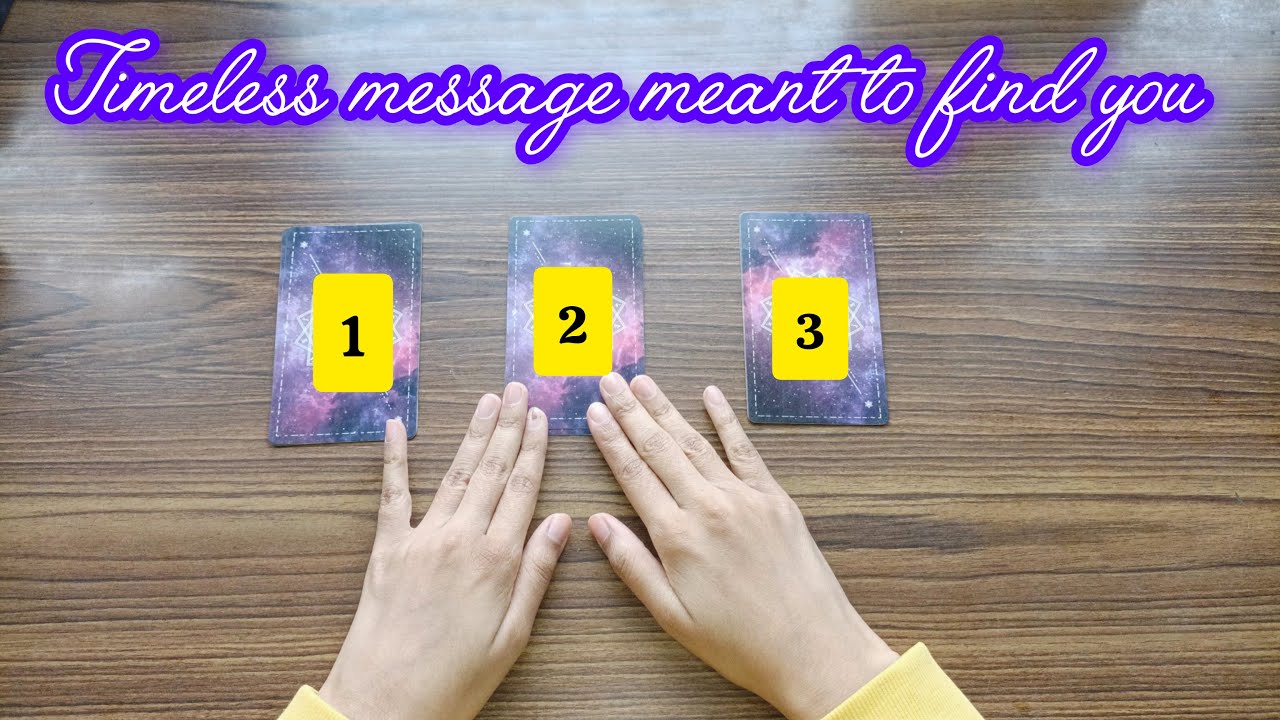 Timeless message meant to find you - YouTube