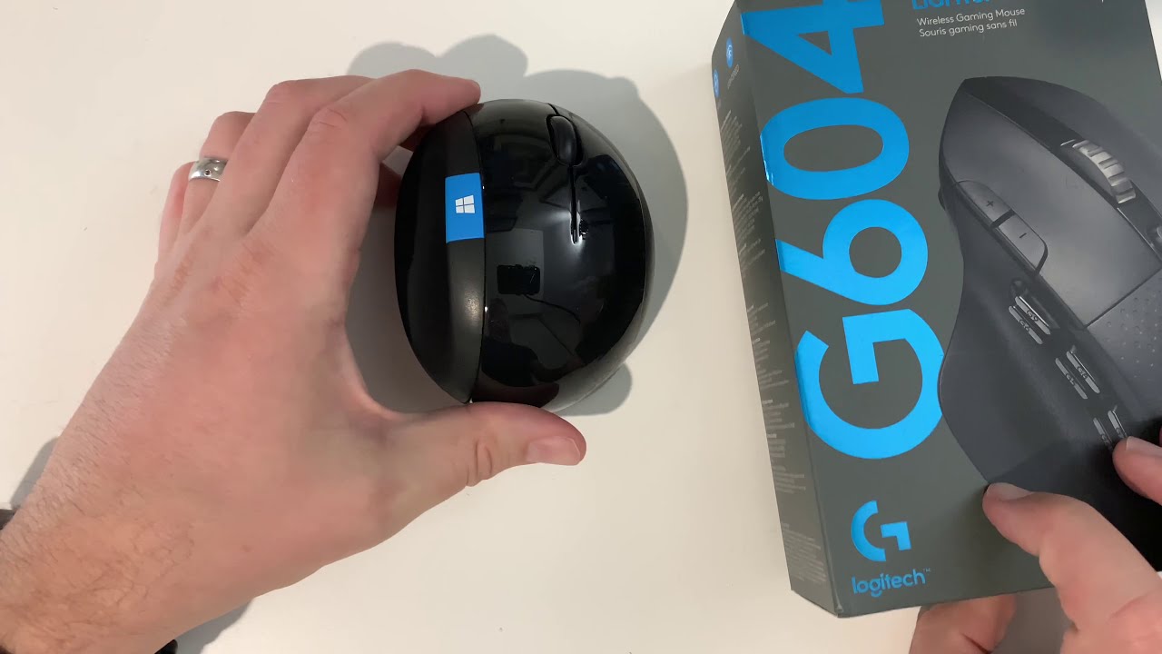 Logitech G604 Lightspeed Wireless Gaming Mouse Unboxing Review - YouTube