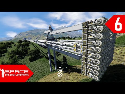 Kendi Yolunu ve Kazı Yapabilen Tren Projesi Bölüm 6 | Space Engineers