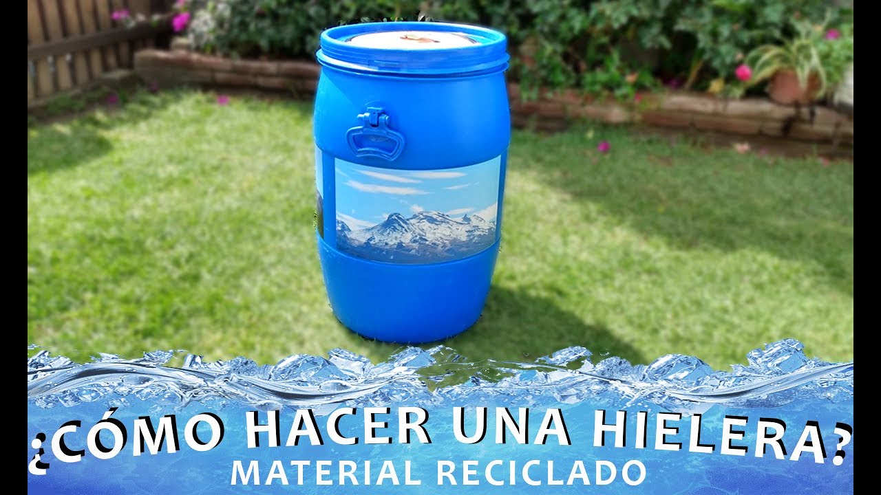 Cómo hacer una Hielera Casera - YouTube