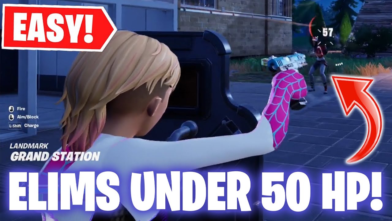 Eliminate Enemy Players While You Have Less Than 50 Health | Fortnite ...