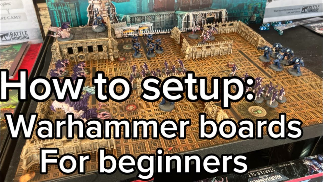 Setting up competitive terrain layouts in warhammer 40k - YouTube
