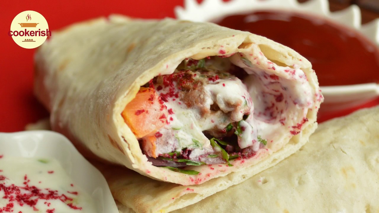 Turkish Kabab Roll By Cookerish - YouTube