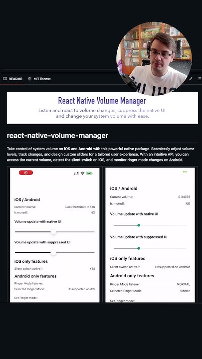 React Native Volume Manager - YouTube
