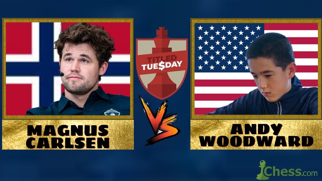 Magnus Carlsen vs Andy Woodward | Live chess, chess.com - YouTube