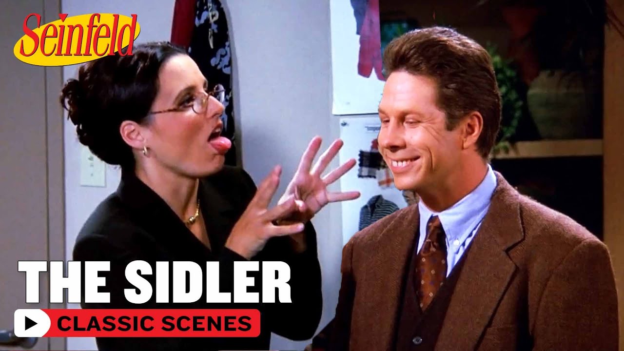 Elaine's New Co-Worker Is A Sidler | The Merv Griffin | Seinfeld - YouTube