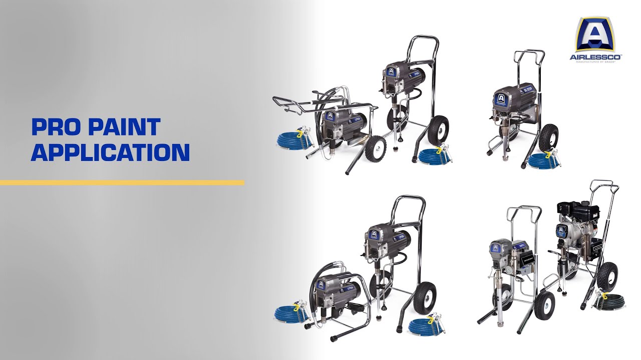 Airlessco - Pro Paint Application - YouTube