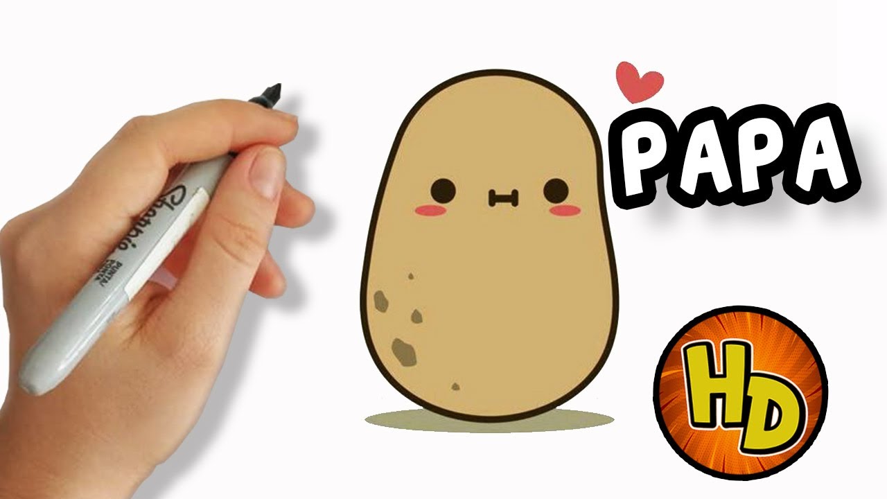 HOW TO DRAW PATATA | COMO DIBUJAR PAPA - YouTube