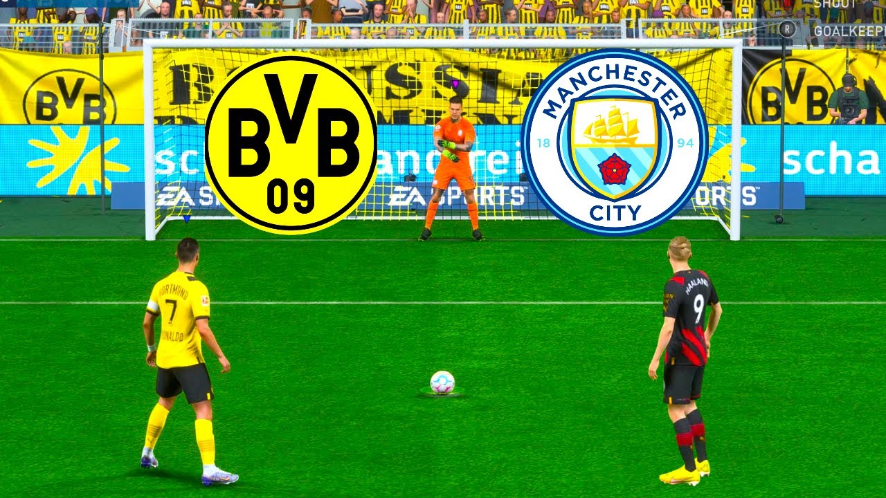 FIFA 23 ! DORTMUND VS MAN CITY ! PENALTY SHOOTOUT ! PC NEXT GEN! 4K ...