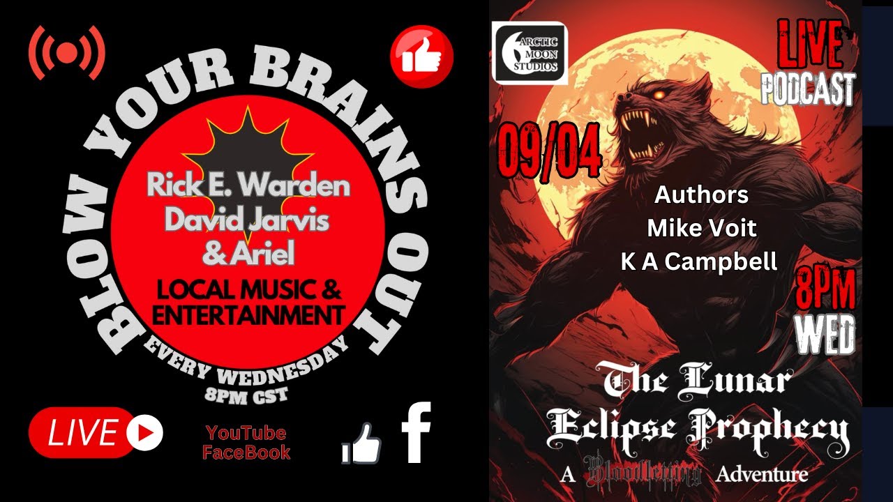 Authors Mike Voit & K A Campbell BLOW YOUR BRAINS OUT With Rick, Dave ...