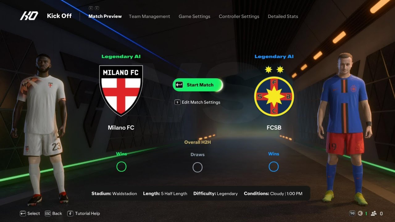 AC Milan vs FCSB | EA FC 25 | Simulare [4K 60FPS] - YouTube