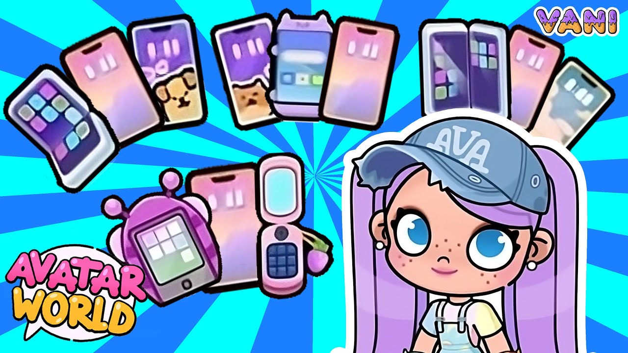 TODOS LOS CELULARES GRATIS EN AVATAR WORLD - YouTube