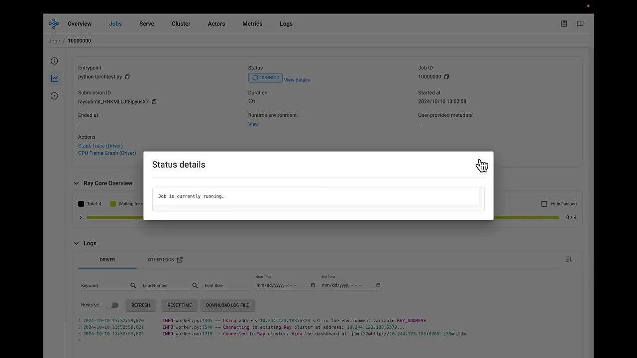 Distributed Training on Ray using PyTorch - YouTube