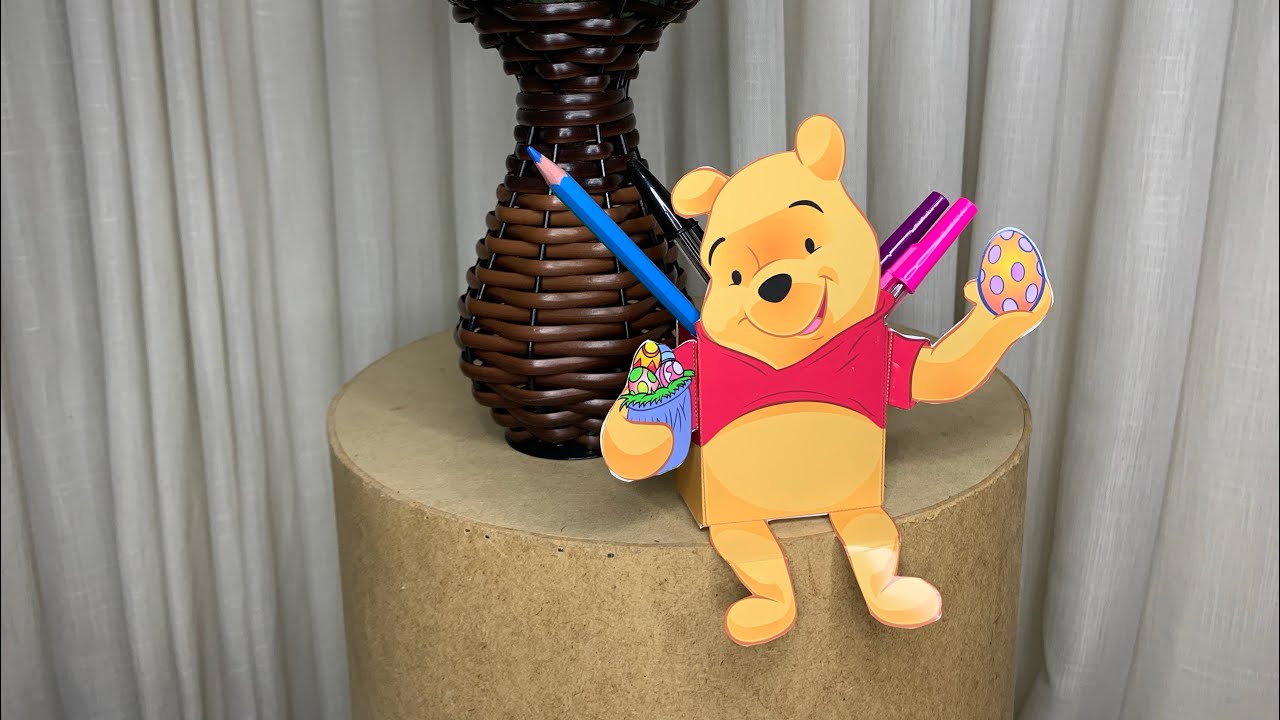 Como Fazer Decoração para Casa Gastando Pouco Urso Puff - YouTube