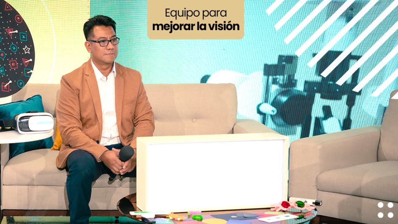 Matutino Viva la Mañana muestra equipo para mejorar la visión - YouTube