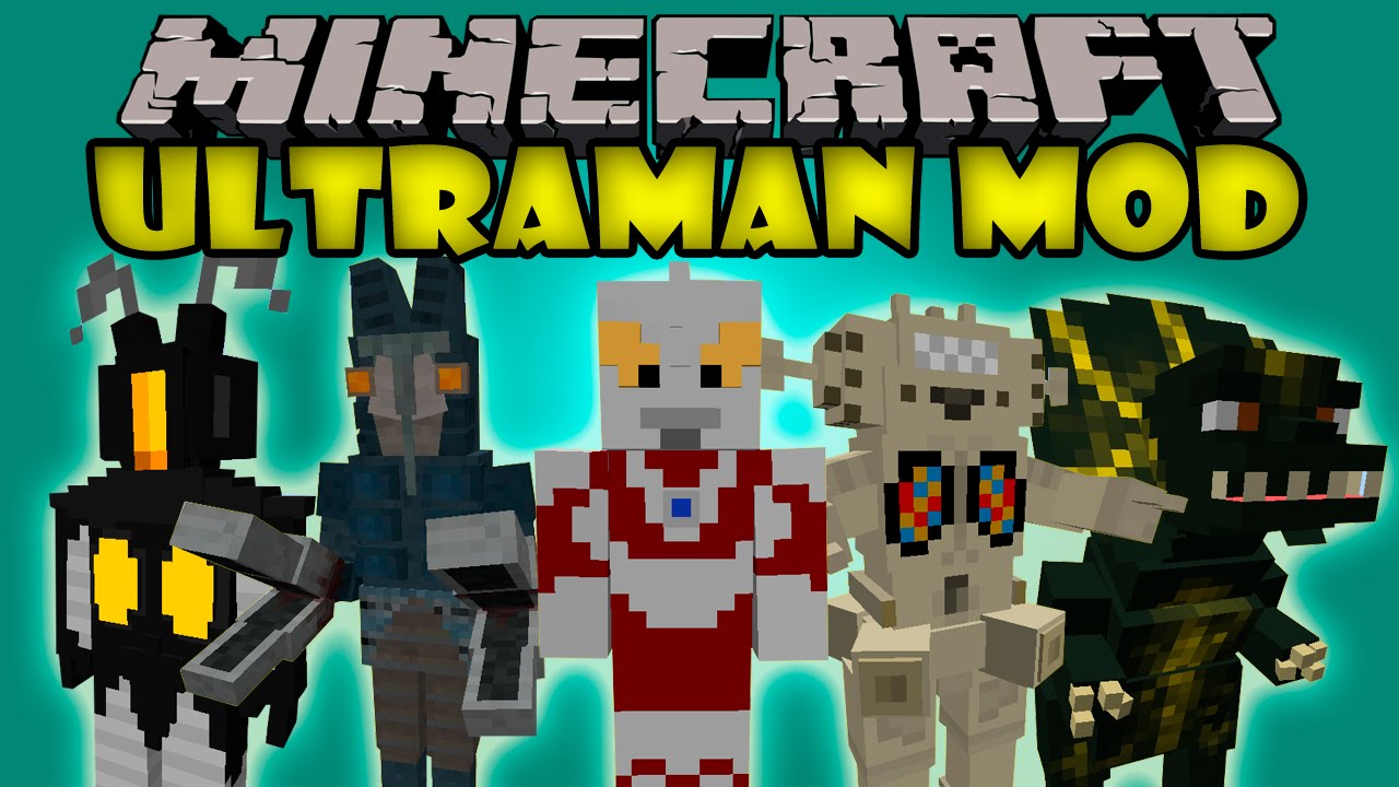 ULTRAMAN MOD - Bosses enormes Con mas de 10 000 de Vida - Minecraft mod ...