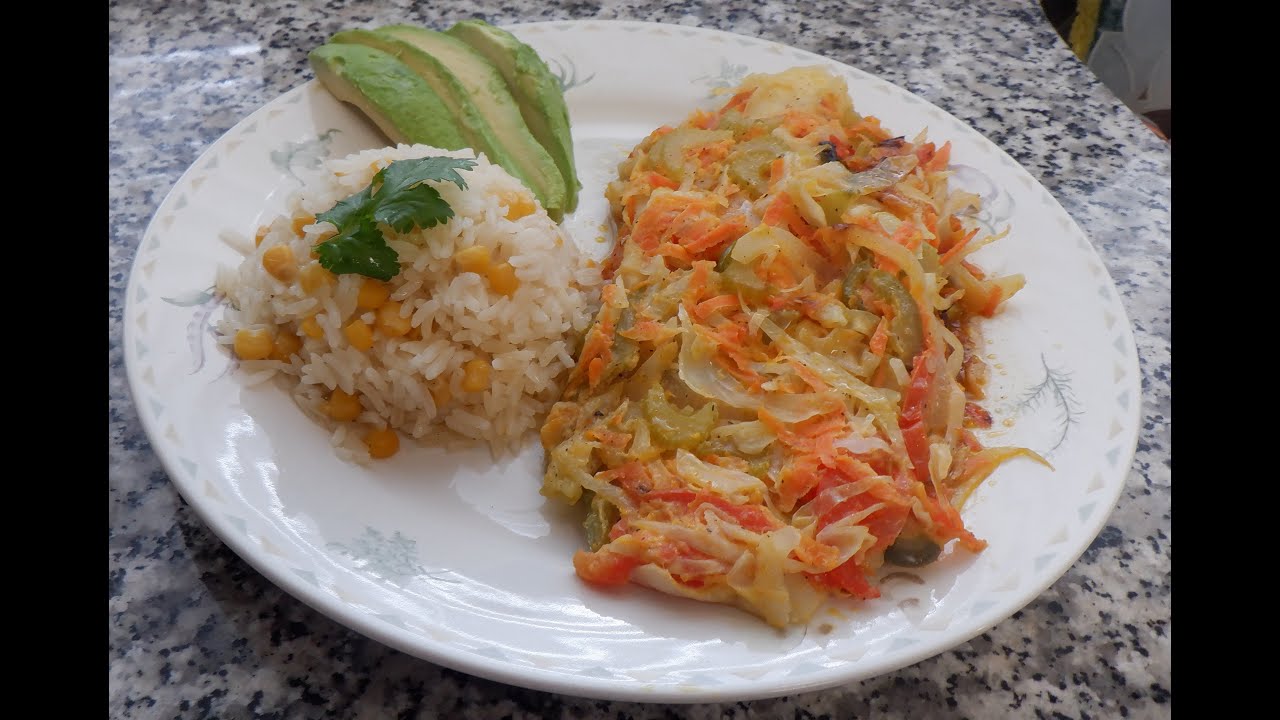 Filete de Pescado con verduras y en aluminio - YouTube