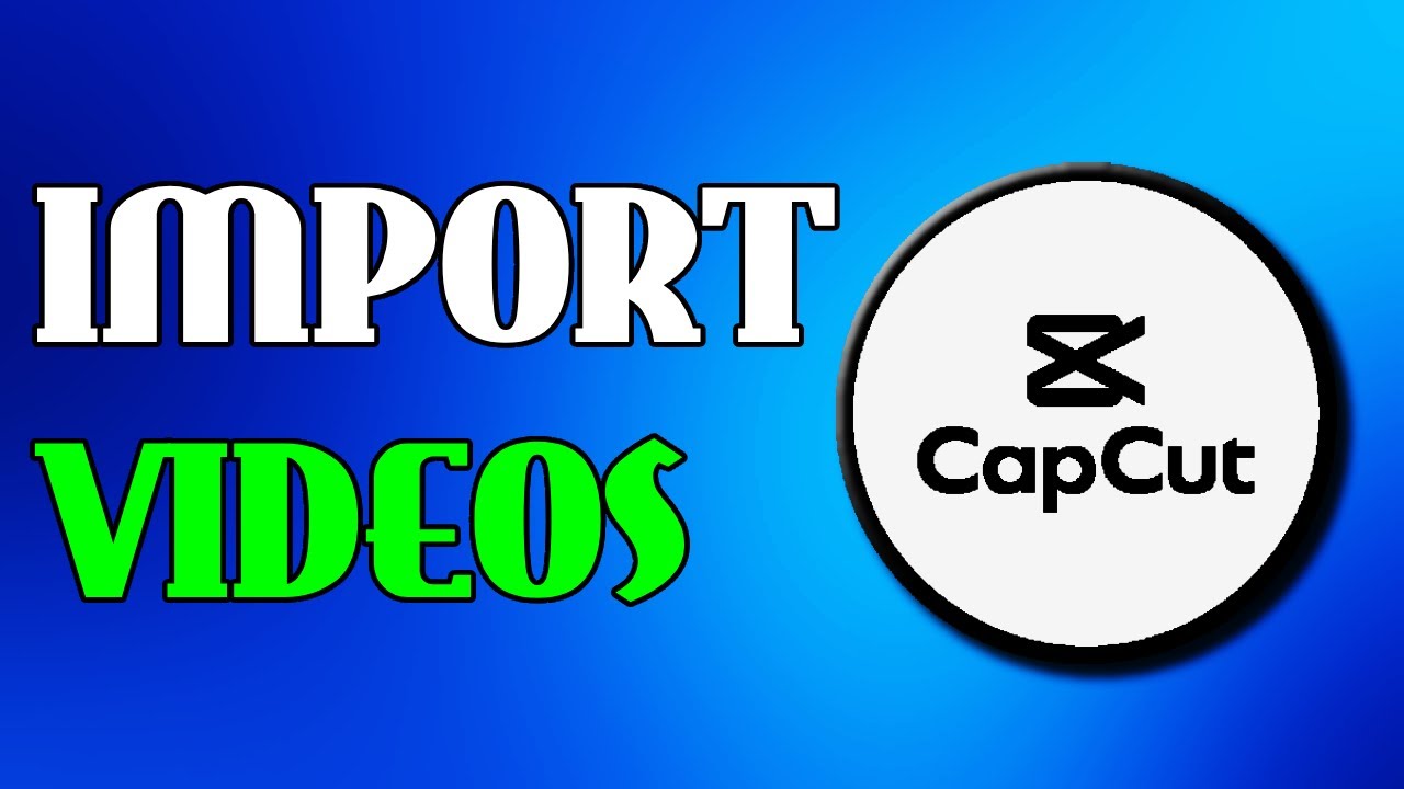 CapCut : How to Import Media Into Capcut PC (2024) - YouTube