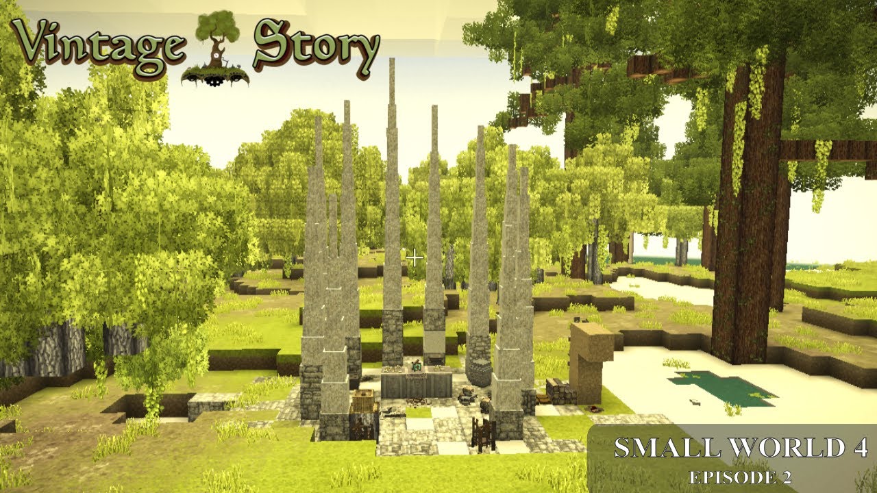 🔴 LIVE! ~ VINTAGE STORY / SMALL WORLD SERIES 4! / FOUND EPIC DUNGEON ...