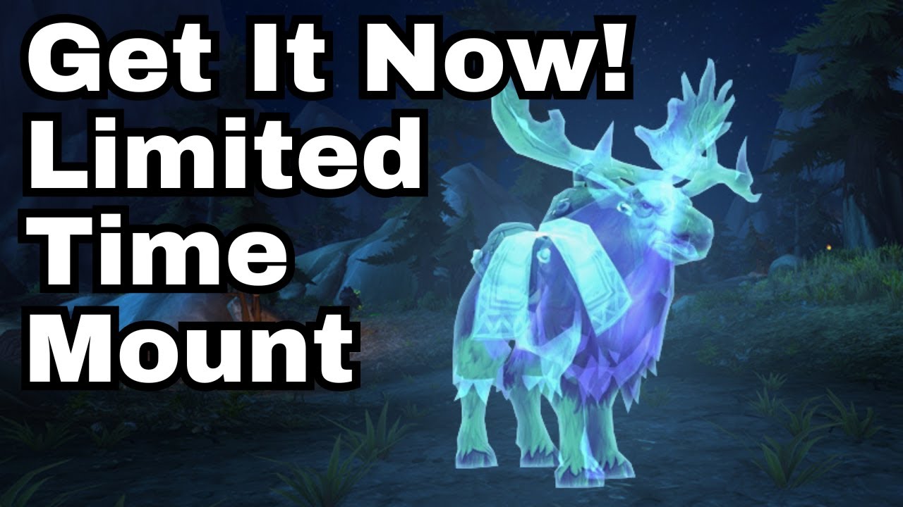DO IT NOW! Get The Spirit of Eche'ro Moose Mount During Pre Patch ...