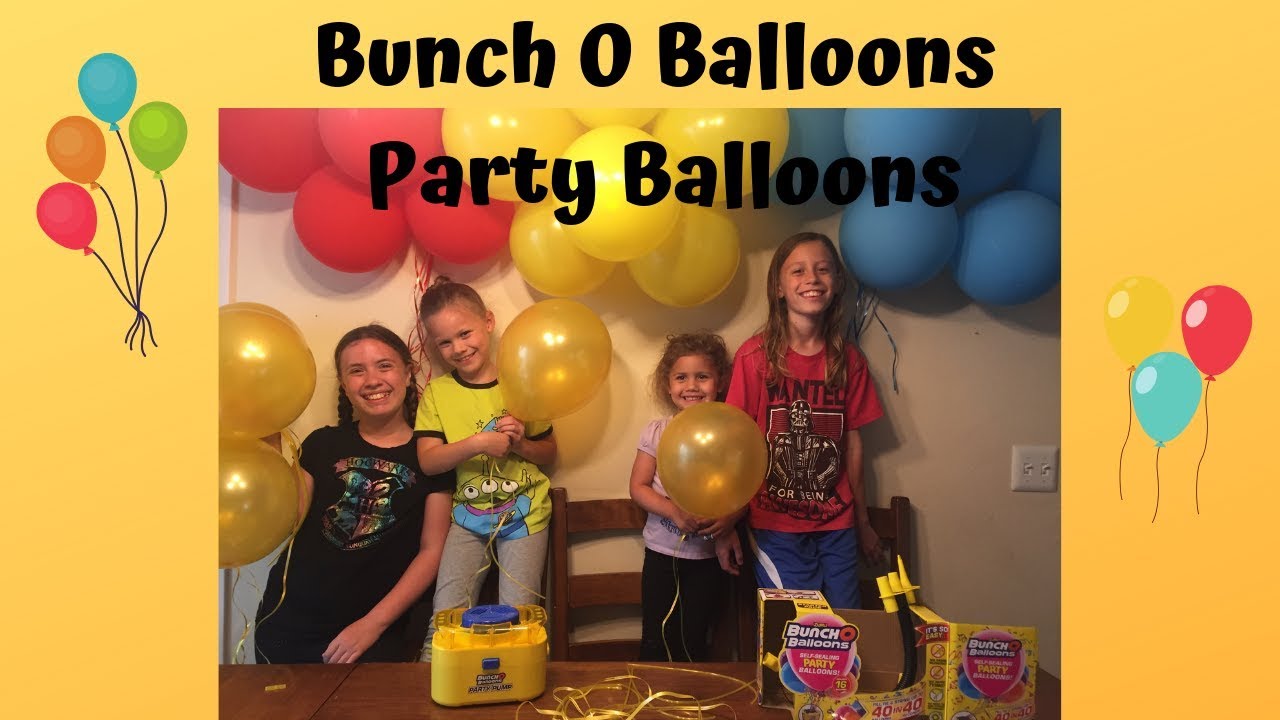 Bunch O Balloons Party Balloons from Zuru! Watch the balloons inflate ...