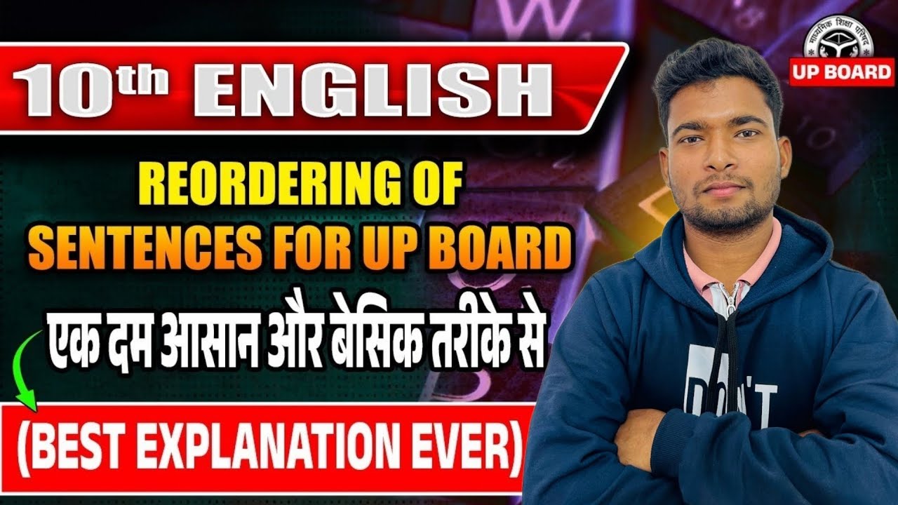 Basis English Grammar Sentence | Class 10th UP Board | Basic Grammar ...