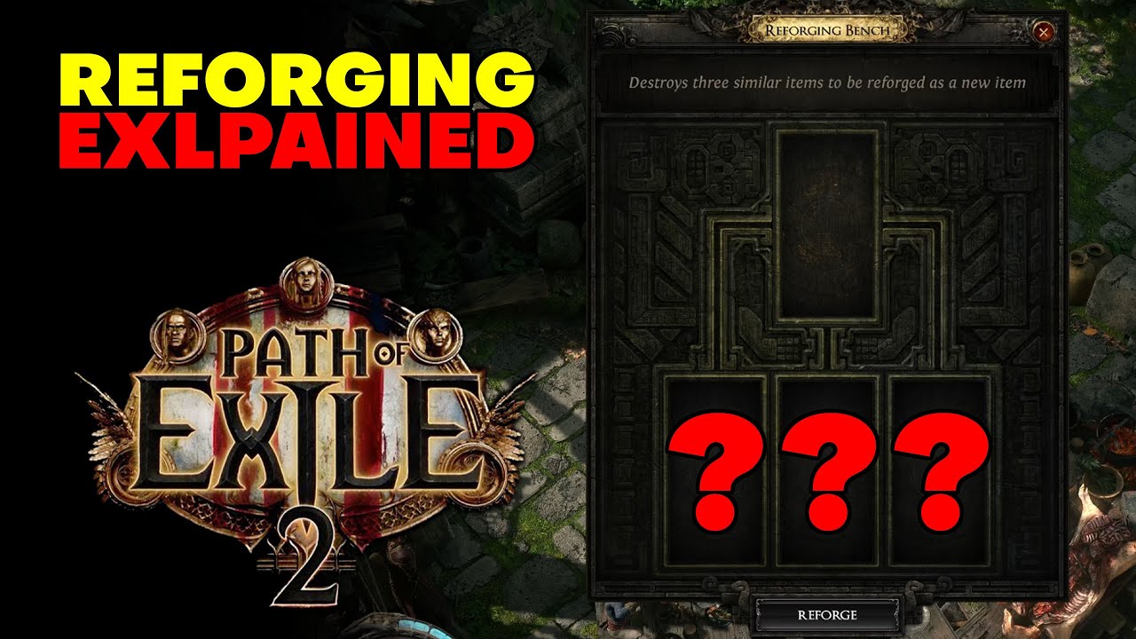 How To REFORGE Items in Path Of Exile 2 - YouTube