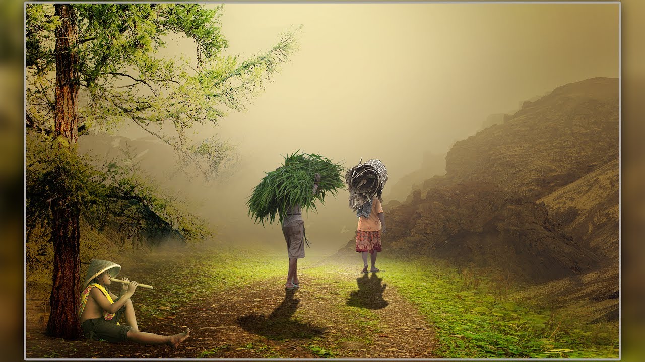 Fantasy Dramatic Photo Art - Photoshop Manipulation Tutorial Human ...