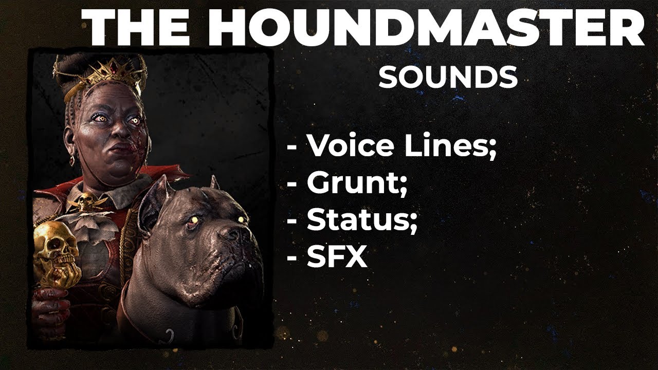 [Dead By Daylight] The Houndmaster All Sounds - YouTube