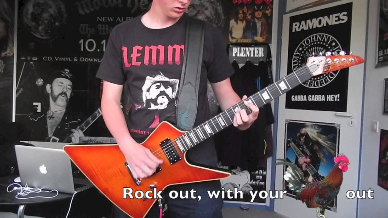 Motörhead - Rock Out (guitar cover) [HQ] - YouTube